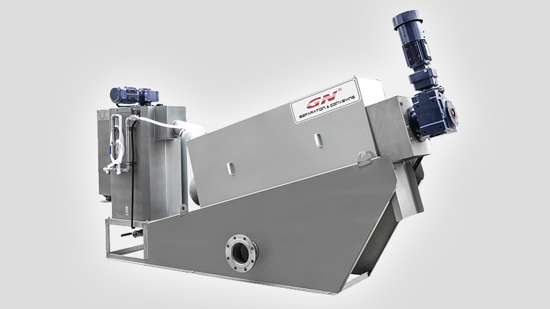 Separators: Screw Press Sludge Dewatering Machine - GN Separation ...